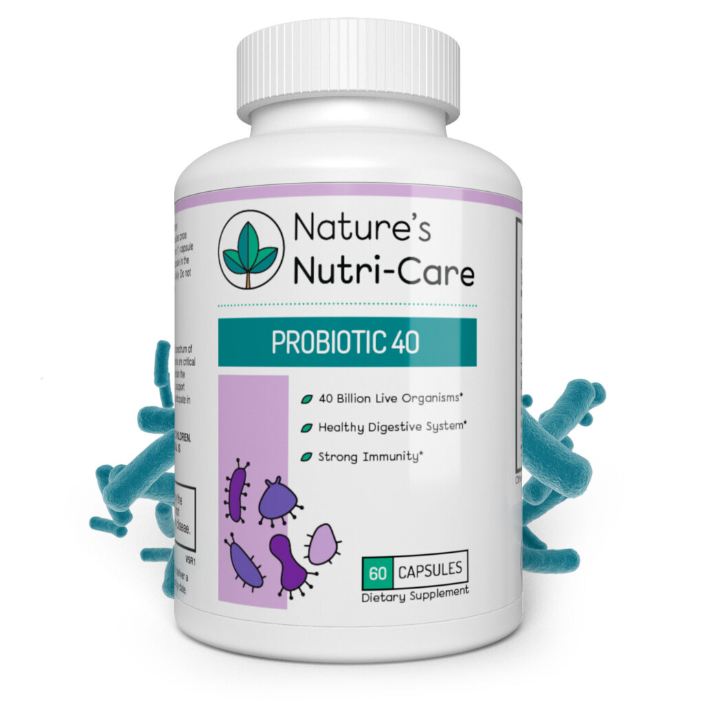 Probiotic Supplement, 40 Billion Live Cultures - Nature’s Nutri-Care